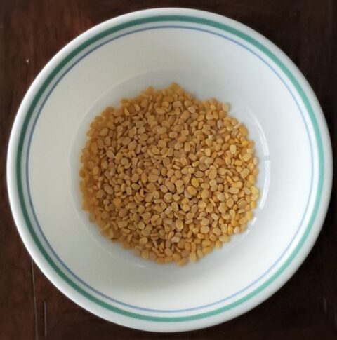 Uppudi Pindi - Simple, delicious, upma with mung and rawa.